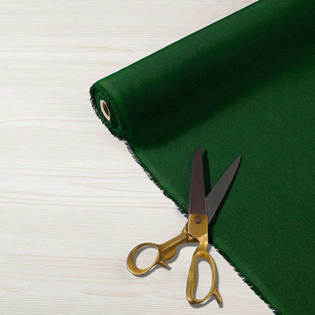 Faux Linen Fabric Eden Green