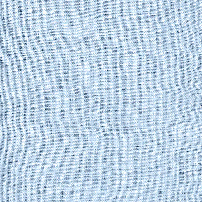 100% Pure Linen Fabric Powder Blue Swatch